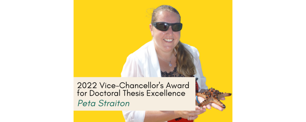 Peta Straiton – 2022 Recipient of the Vice-Chancellor’s Award for ...