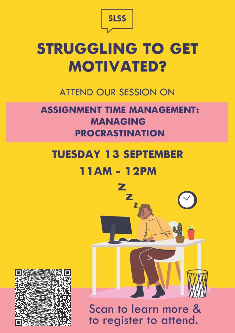 Managing procrastination session on the 13th September – be there ...