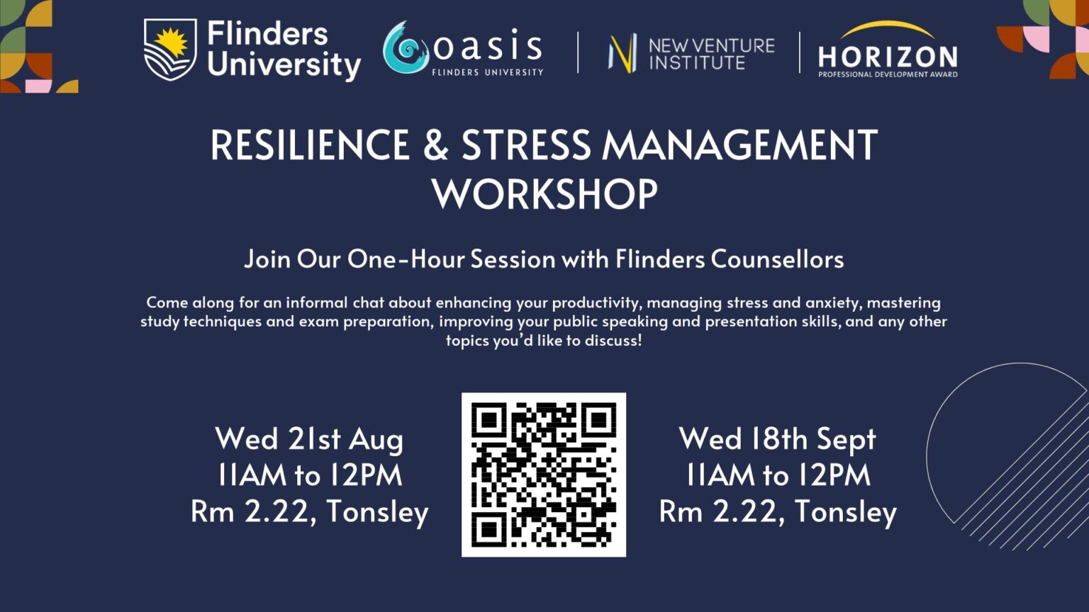 Oasis is coming to Tonsley to reduce stress and increase resilience ...